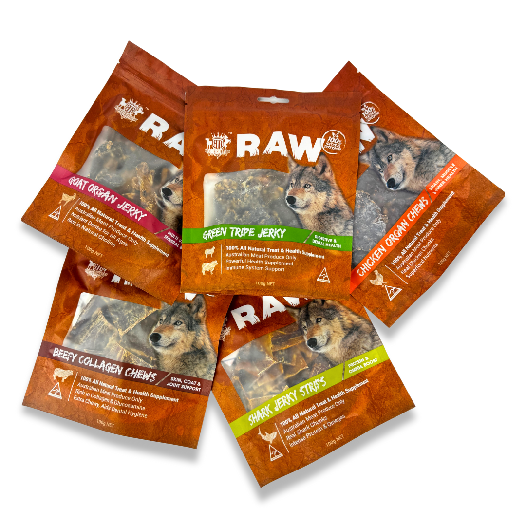 Raw Combo Mix 5X Pack Mix: Natural Nutrient-Rich Dog Treats – Rogue Royalty